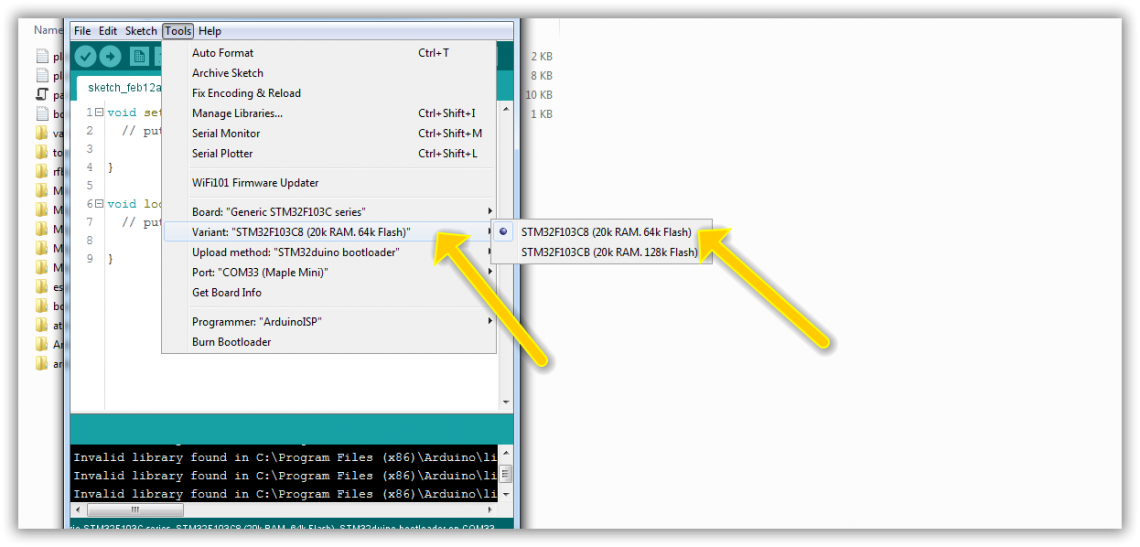 آموزش راه اندازی و پروگرام برد STM32 در کامپایلر آردوینو IDE - دیجی اسپارک