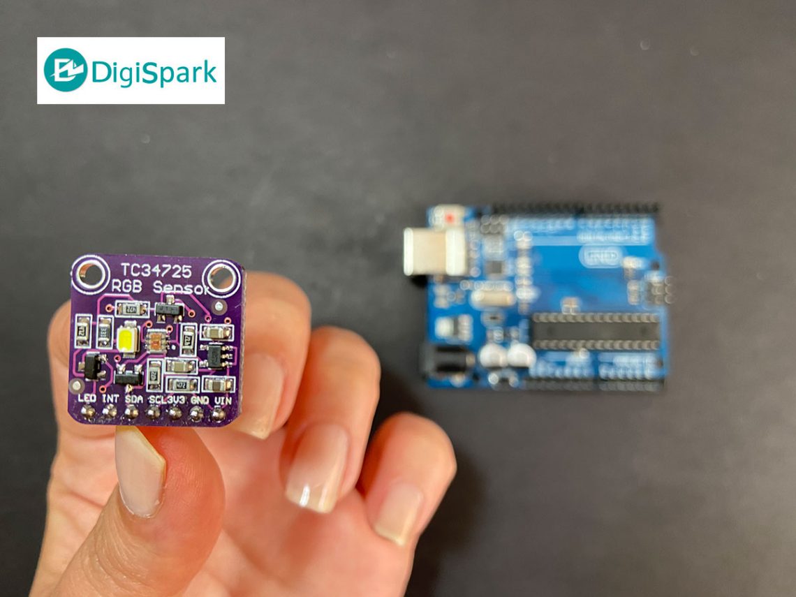 آموزش راه اندازی سنسور TCS34725 تشخیص رنگ RGB فوق دقیق - دیجی اسپارک