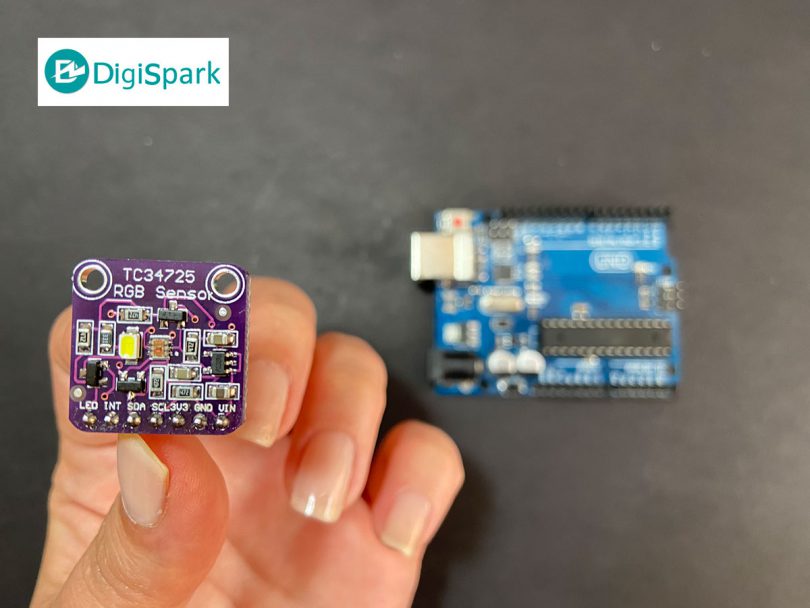 آموزش راه اندازی سنسور TCS34725 تشخیص رنگ RGB فوق دقیق - دیجی اسپارک