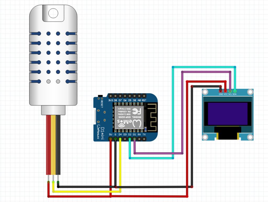 پروژه دماسنج IoT با پلتفرم اینترنت اشیا ThingSpeak و سنسور AM2301 ...