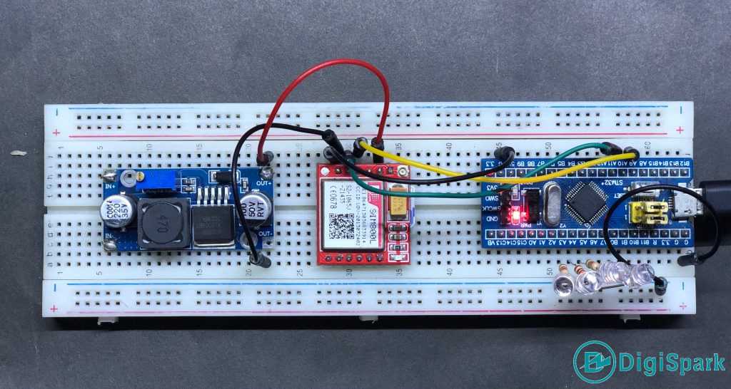 پروژه کنترل وسایل از طریق DTMF ماژول SIM800L و میکروکنترلر STM32 - دیجی اسپارک