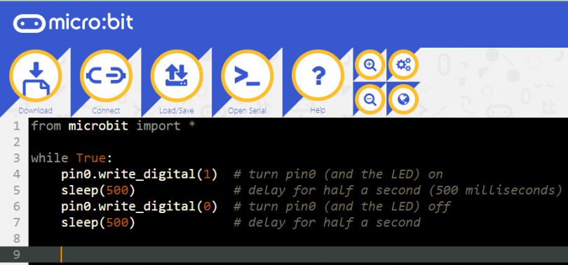 آموزش برد میکروبیت BBC micro:bit بخش چهارم: خروجی دیجیتال (LED) - دیجی ...