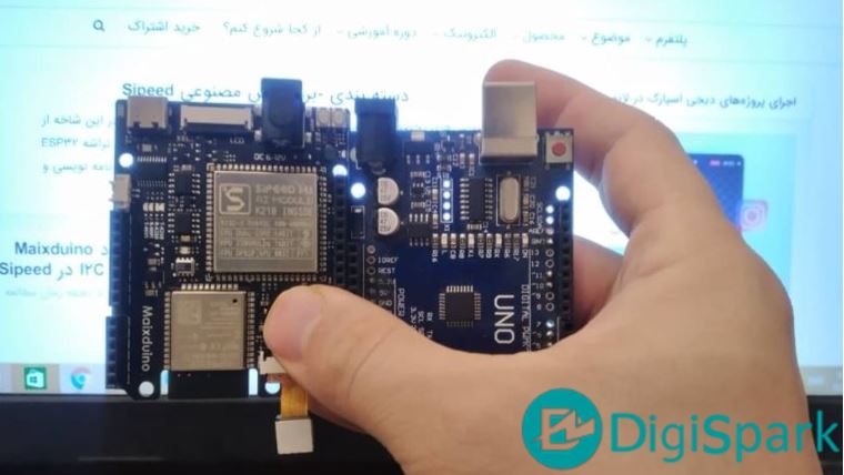 دریافت صدا از کاربر و ارسال پیامک متنی معادل صدا با Maixduino و SIM800L - دیجی اسپارک