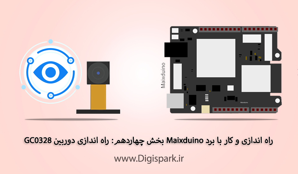 راه اندازی و کار با برد Maixduino بخش چهاردهم: راه اندازی دوربین GC0328 ...