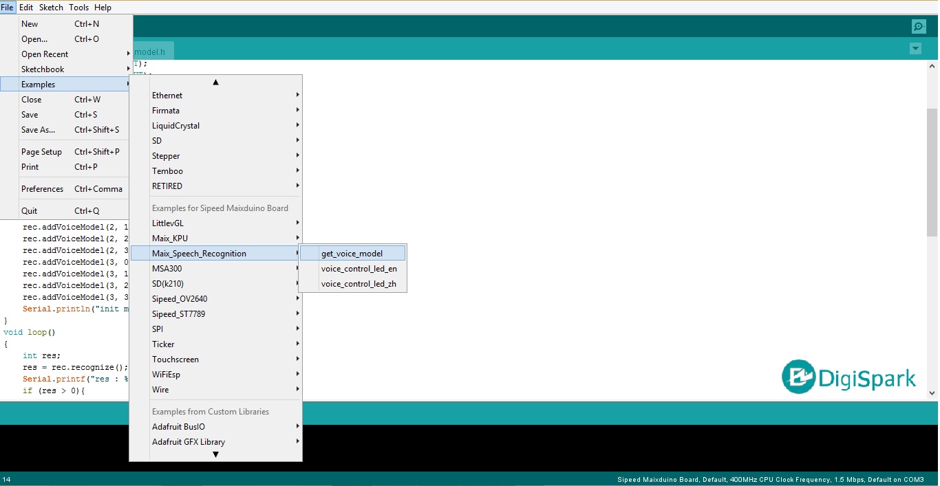 پردازش صوت با برد Maixduino بخش دوم: پردازش و تشخیص صوت - دیجی اسپارک