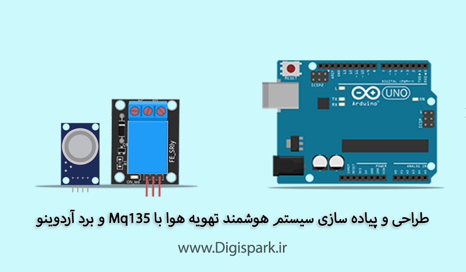 طراحی و پیاده سازی سیستم هوشمند تهویه هوا با Mq135 و برد آردوینو - دیجی ...