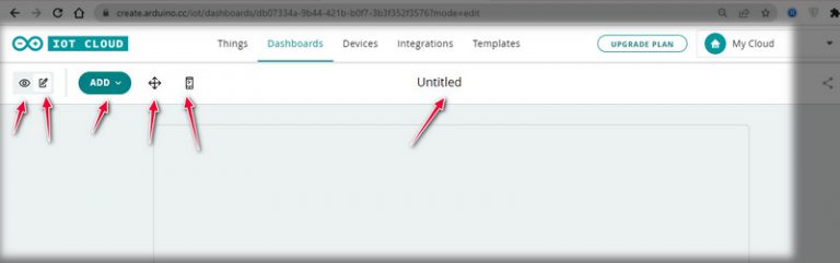 آموزش کار با پلتفرم Arduino IOT Cloud بخش چهارم: داشبورد Dashboard ...