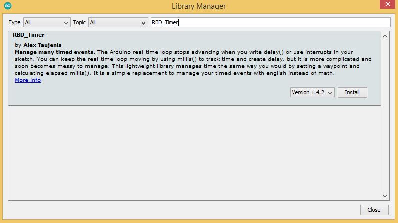 تحلیل و بررسی کتابخانه RBD_Timer.h - دیجی اسپارک