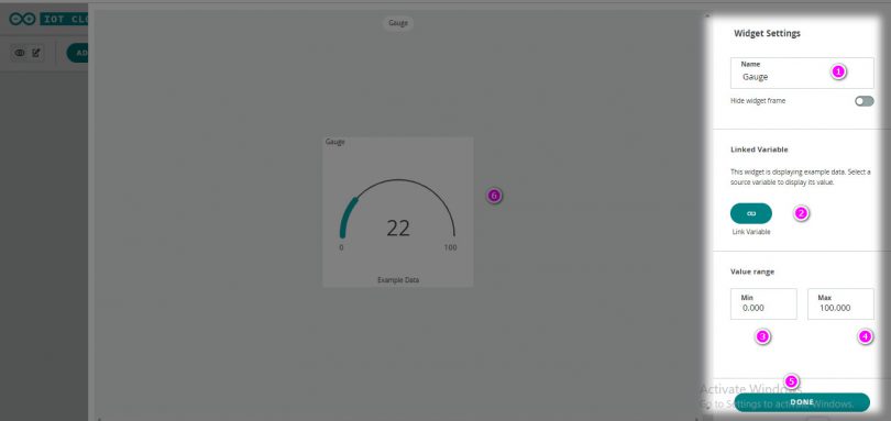 آموزش کار با پلتفرم Arduino IOT Cloud بخش چهارم: داشبورد Dashboard ...