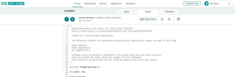 آموزش پلتفرم Arduino IOT Cloud بخش هفتم: پروژه مانیتورینگ دما رطوبت ...