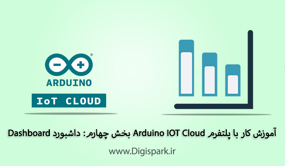 آموزش کار با پلتفرم Arduino IOT Cloud بخش چهارم: داشبورد Dashboard ...