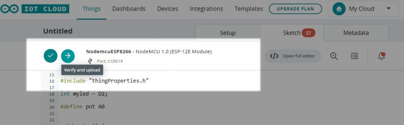 آموزش کار با پلتفرم Arduino IOT Cloud بخش ششم: پروژه دیمر LED - دیجی اسپارک