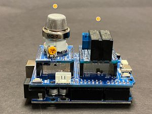 پروژه تشخیص نشت گاز با شیلد آردوینو ProMake Uno و سنسور MQ2 - دیجی اسپارک