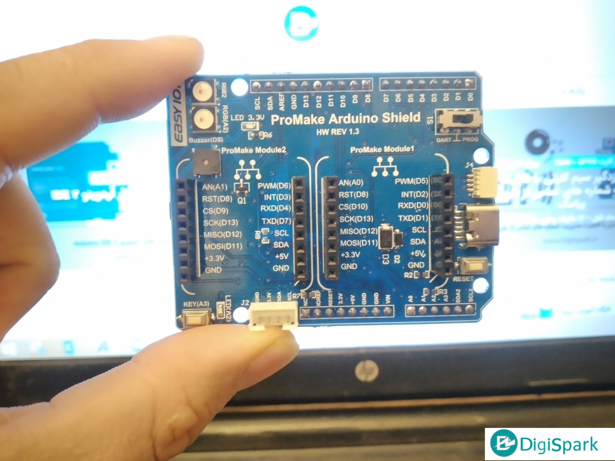 پروژه کنترل وسایل برقی با پیامک Sim800C پرومیک Promake و آردوینو - دیجی اسپارک